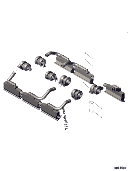 2881773 Turbocharger kit - Cummins spare part | 777parts.com
