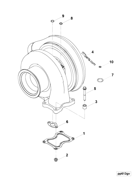 2881773 Turbocharger kit - Cummins spare part | 777parts.com