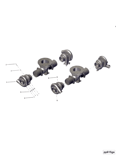 2881796 Heat exchanger82 drying turbocharger - Cummins spare part ...