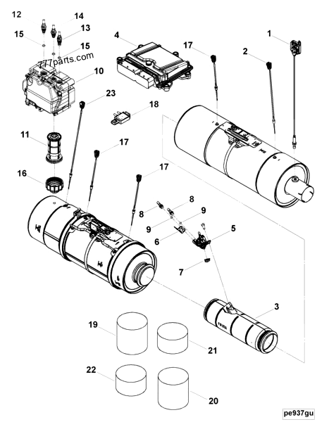 4354280 Aftertreatment device gasket - Cummins spare part | 777parts.com