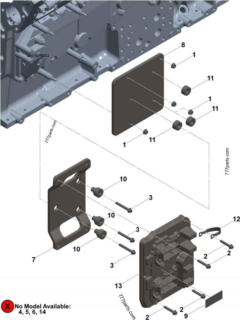 4368152 Electronic control module bracket - Cummins spare part ...