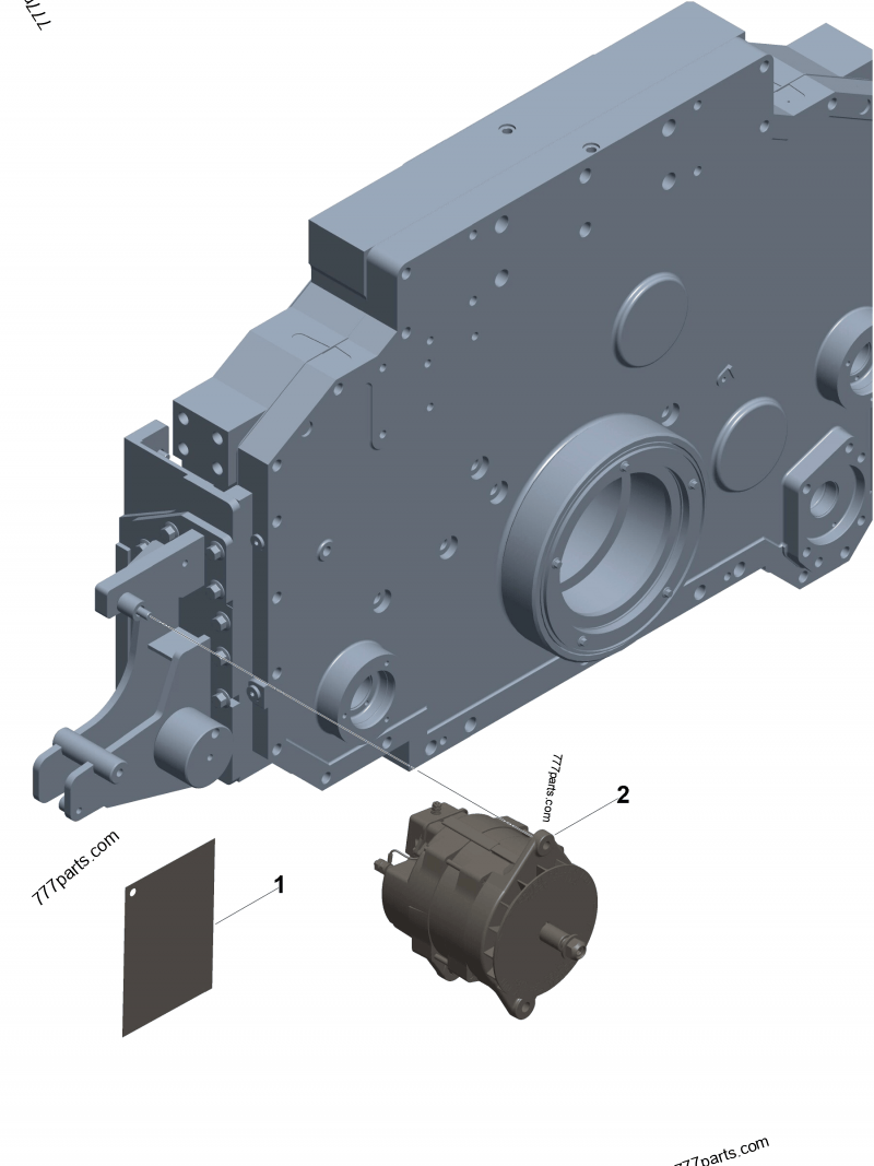 4372403 Alternator - Cummins spare part | 777parts.com