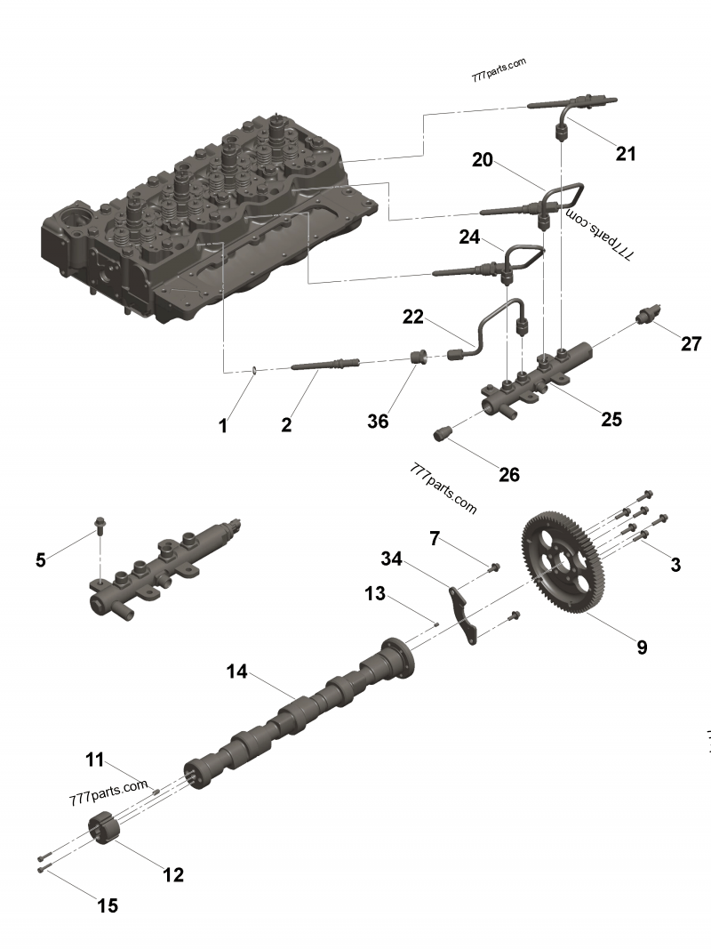 4376347 Engine piston kit - Cummins spare part | 777parts.com