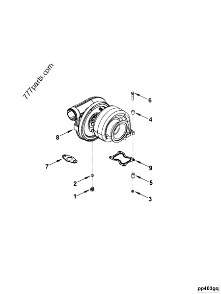 2881848 Turbocharger kit - Cummins spare part | 777parts.com
