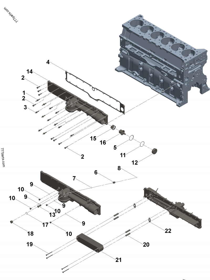 4386527 Thermostat - Cummins spare part | 777parts.com