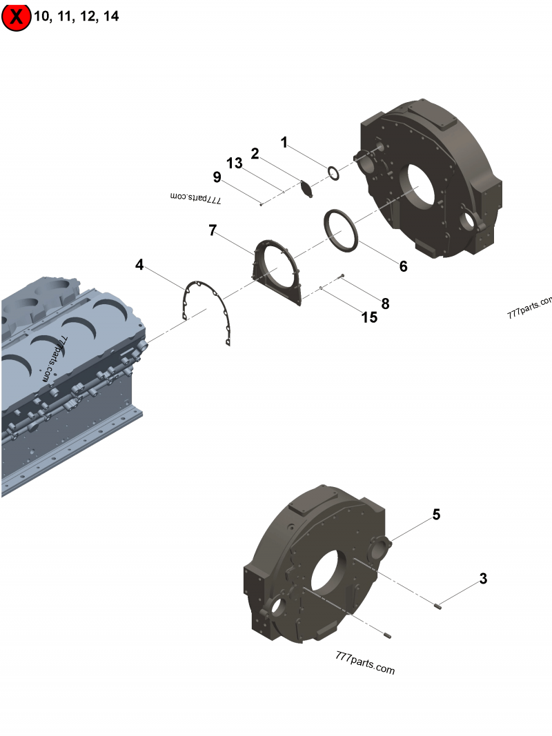 4396606 Oil seal - Cummins spare part | 777parts.com