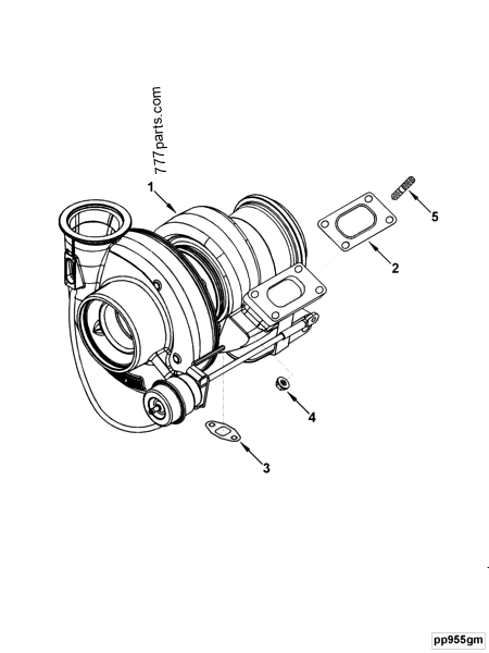 4890281 Turbocharger,hx35 wastega - Cummins spare part | 777parts.com