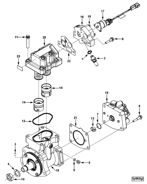 4902732 Fuel pump head - Cummins spare part | 777parts.com