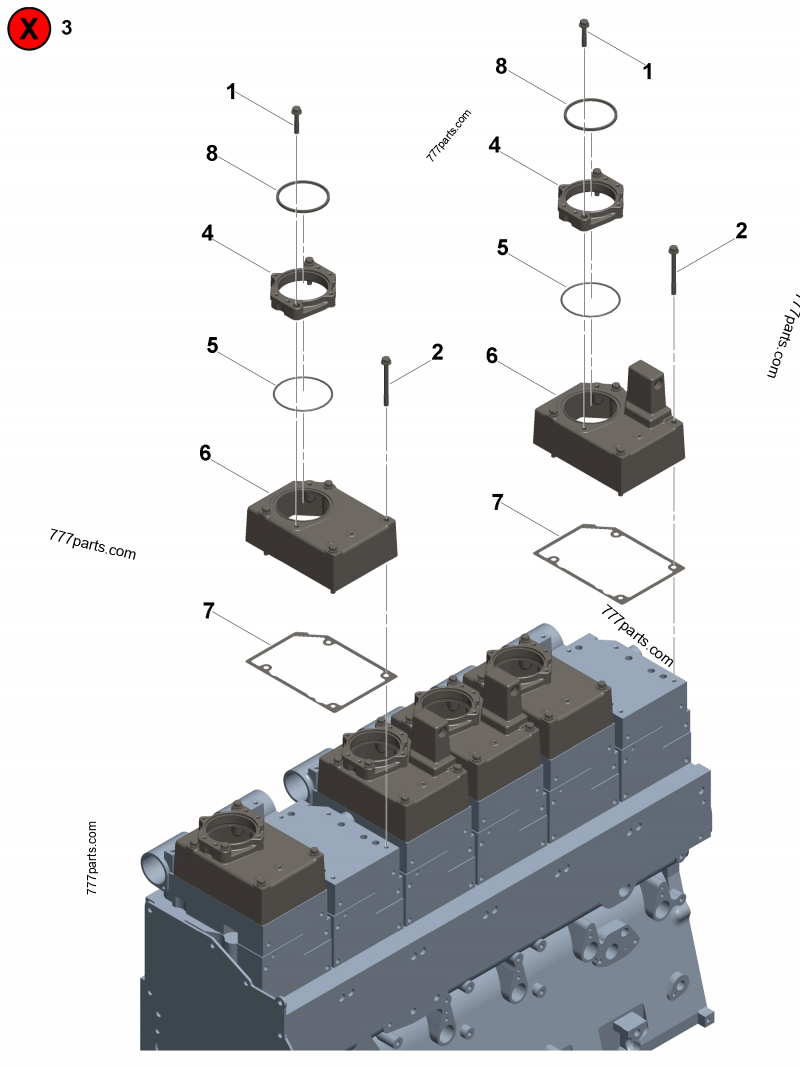 4918075 Dust seal - Cummins spare part | 777parts.com