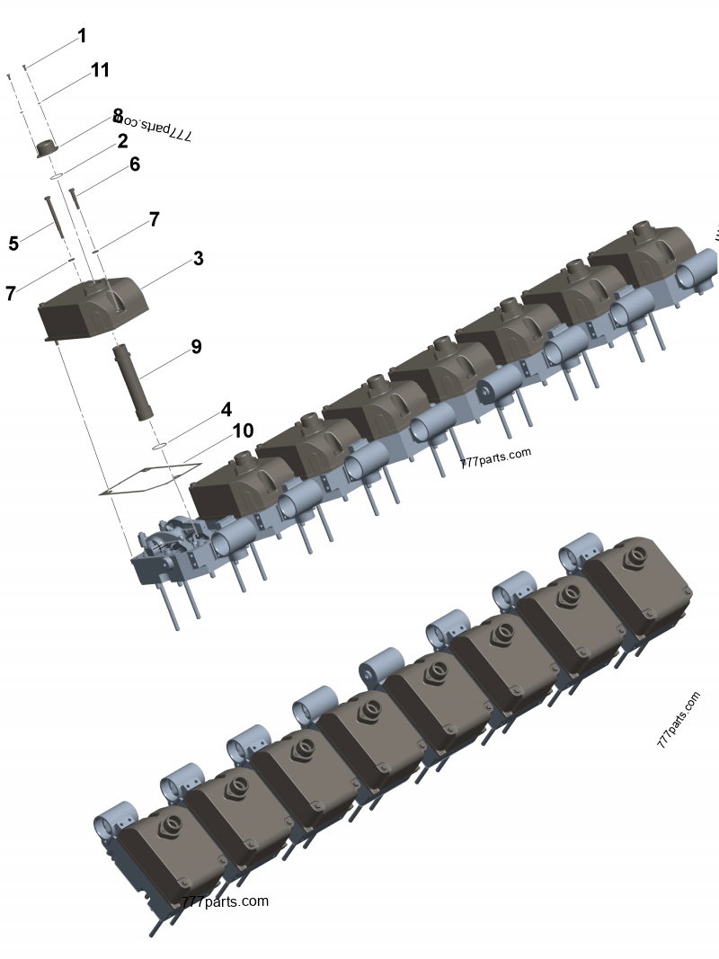 4920076 Rocker lever cover gasket - Cummins запчасть для спецтехники ...