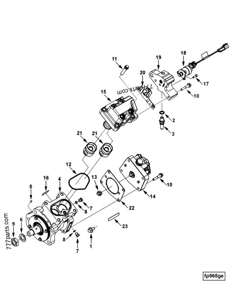 4921432 Fuel pump adapter - Cummins запчасть для спецтехники | 777parts.com