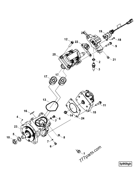 4928570 Fuel pump body - Cummins spare part | 777parts.com