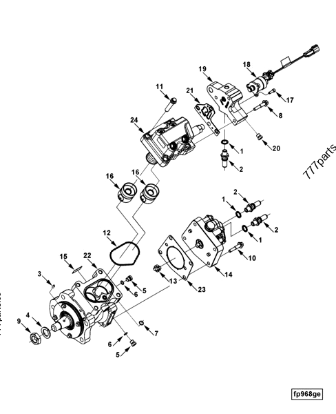 4928570 Fuel pump body - Cummins spare part | 777parts.com