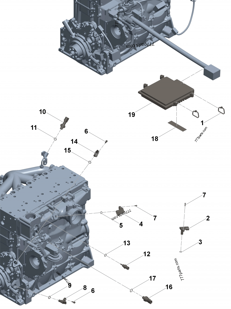 4928594 Pressure sensor - Cummins spare part | 777parts.com