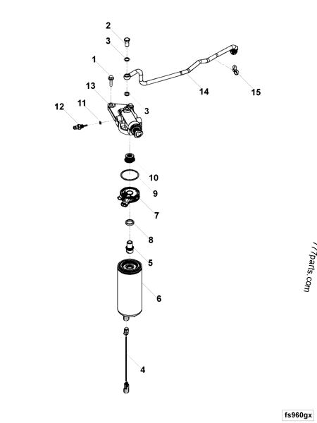 4933178 Filter head adapter - Cummins spare part | 777parts.com