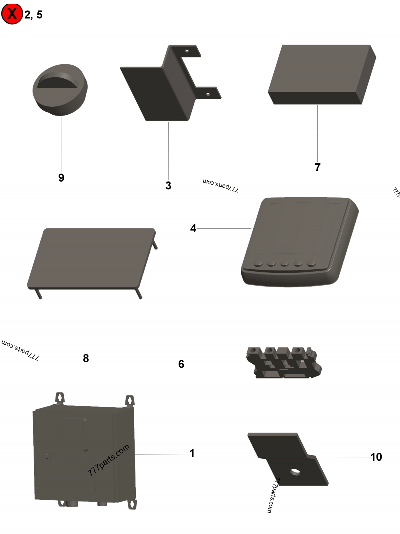 4934818 Instrument panel - Cummins spare part | 777parts.com