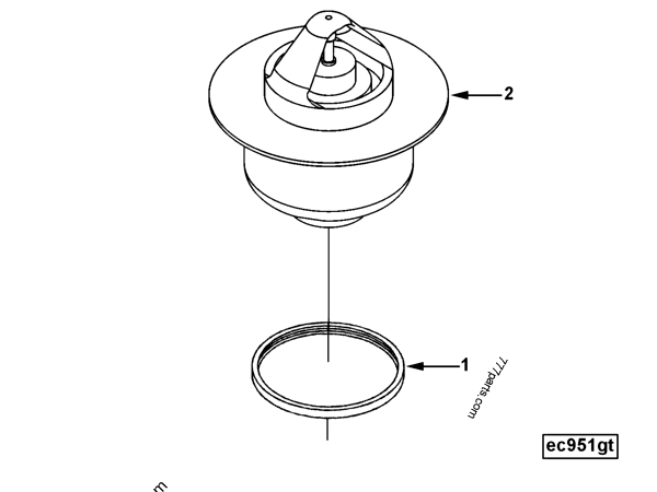 4936026 Thermostat - Cummins spare part | 777parts.com