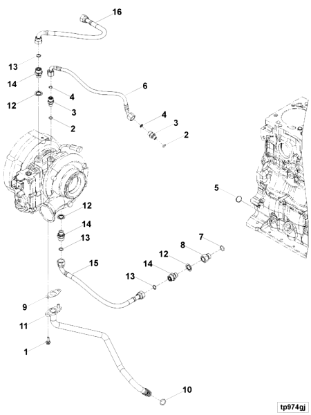 4937530 Flexible hose - Cummins spare part | 777parts.com