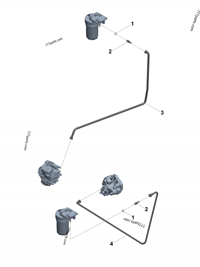 4937840 Quick disconnect connector - Cummins spare part | 777parts.com