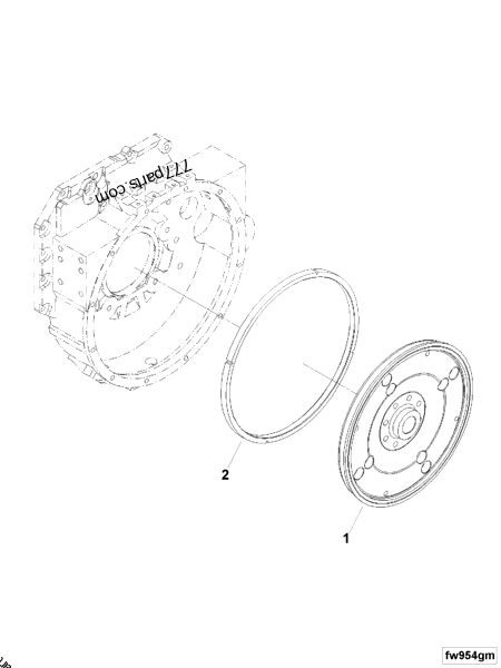 4939161 Flywheel - Cummins spare part | 777parts.com