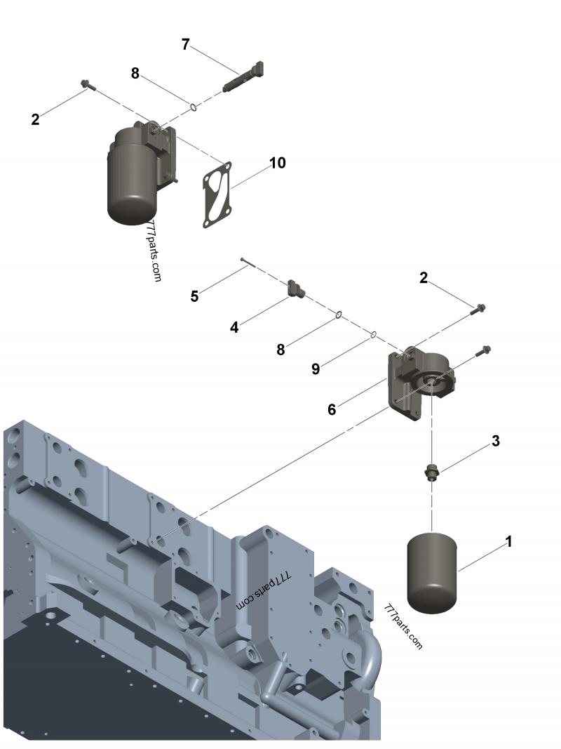 4940575 Corrosion resistor head - Cummins spare part | 777parts.com