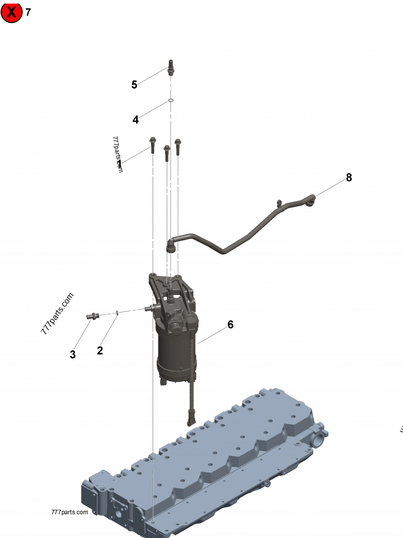 4944656 Quick disconnect connector - Cummins spare part | 777parts.com