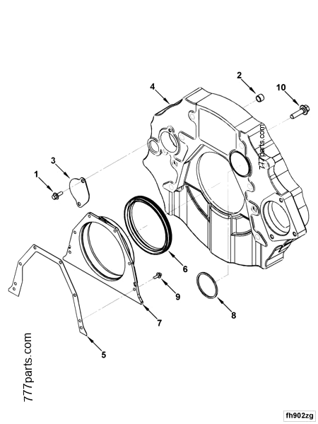 4945701 Rectangular ring seal - Cummins spare part | 777parts.com