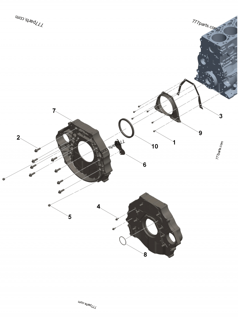 4945701 Rectangular ring seal - Cummins spare part | 777parts.com
