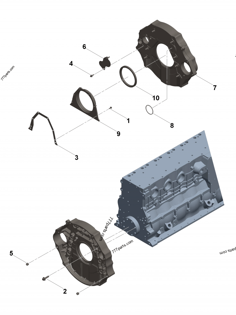 4945701 Rectangular ring seal - Cummins spare part | 777parts.com