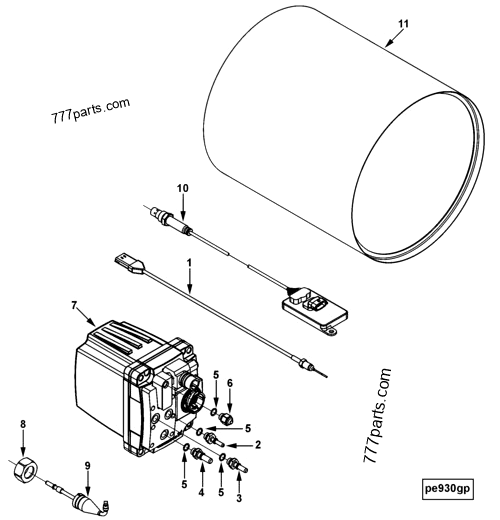 4954222 Oxygen sensor - Cummins spare part | 777parts.com