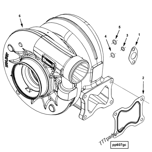 4955249 Heat exchanger82 drying turbocharger - Cummins spare part ...