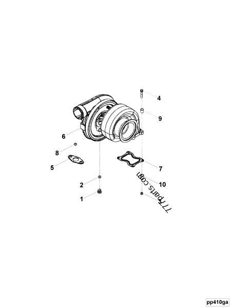 4955347 Heat exchanger82 drying turbocharger - Cummins spare part ...