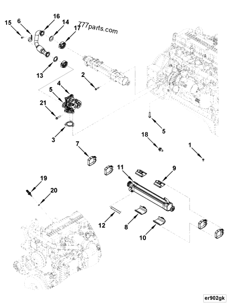 4955438 Engineering valve kit - Cummins spare part | 777parts.com