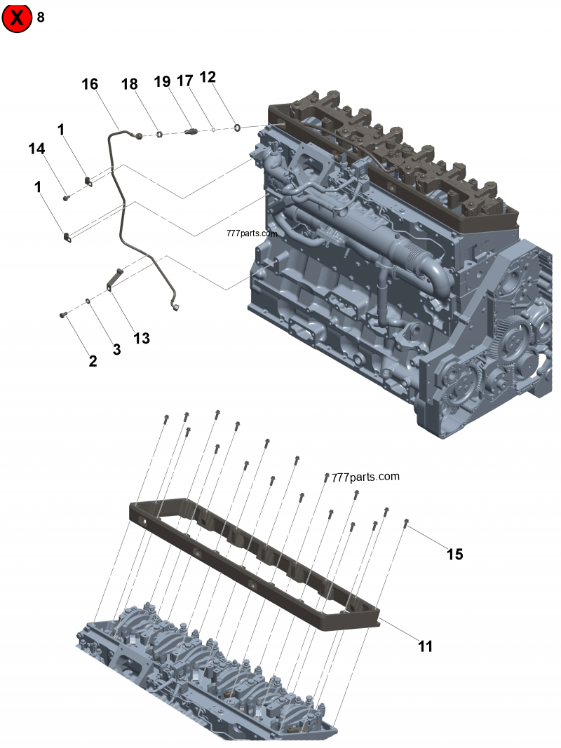 4955458 Engine brake kit - Cummins spare part | 777parts.com