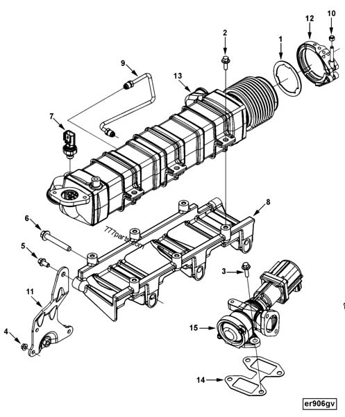 4955485 Egr cooler kit - Cummins spare part | 777parts.com
