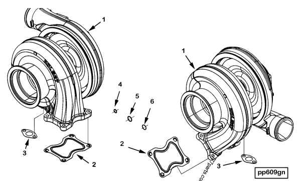 4955735 Heat exchanger82 drying turbocharger - Cummins spare part ...