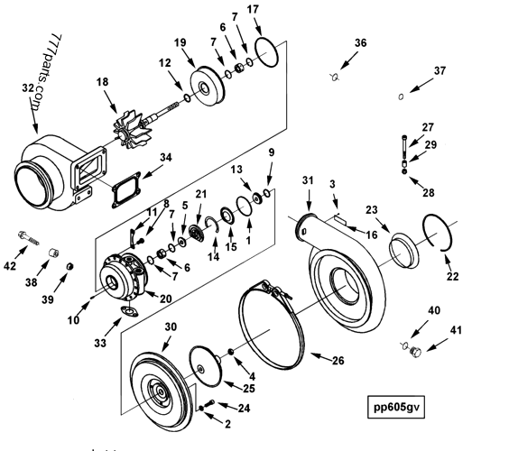 4955791 Heat exchanger82 drying turbocharger - Cummins spare part ...