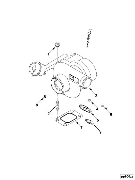 4956031 Turbocharger kit - Cummins spare part | 777parts.com
