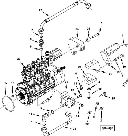 4964216 Pump,fuel hd/hpi - Cummins spare part | 777parts.com