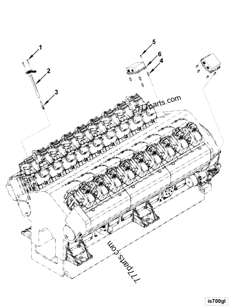 4970773 Spark plug ring - Cummins spare part | 777parts.com