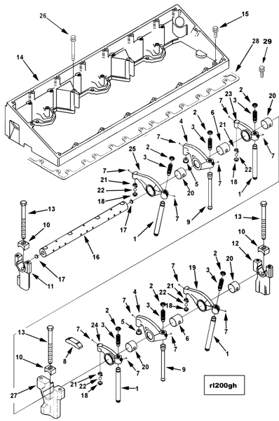 4973102 Rocker lever housing gasket - Cummins spare part | 777parts.com