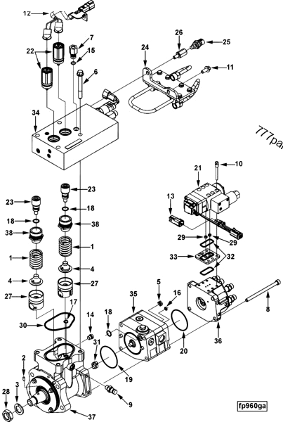 4984579 Pressure sensor - Cummins spare part | 777parts.com