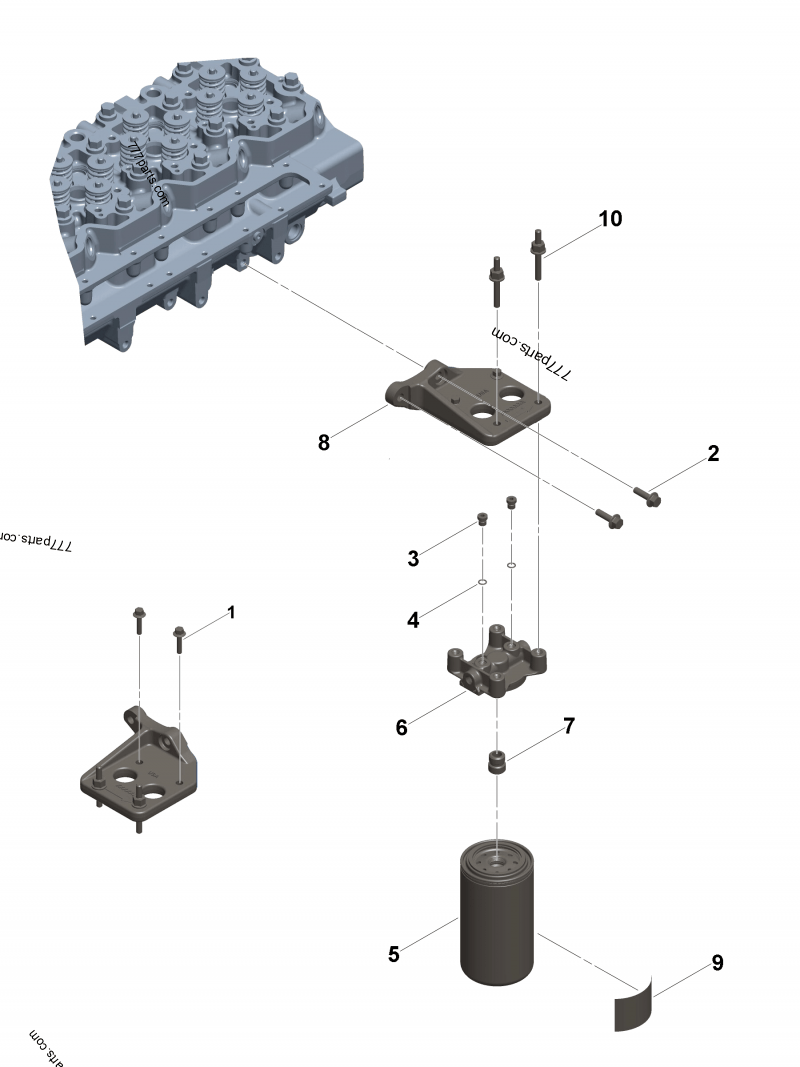 4990853 Fuel filter - Cummins spare part | 777parts.com