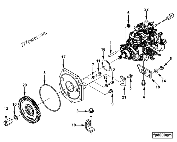 4994912 Fuel pump - Cummins spare part | 777parts.com