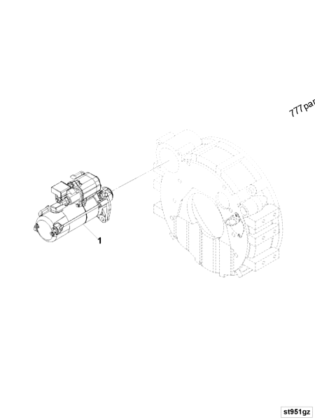 4996709 Starting motor - Cummins spare part | 777parts.com