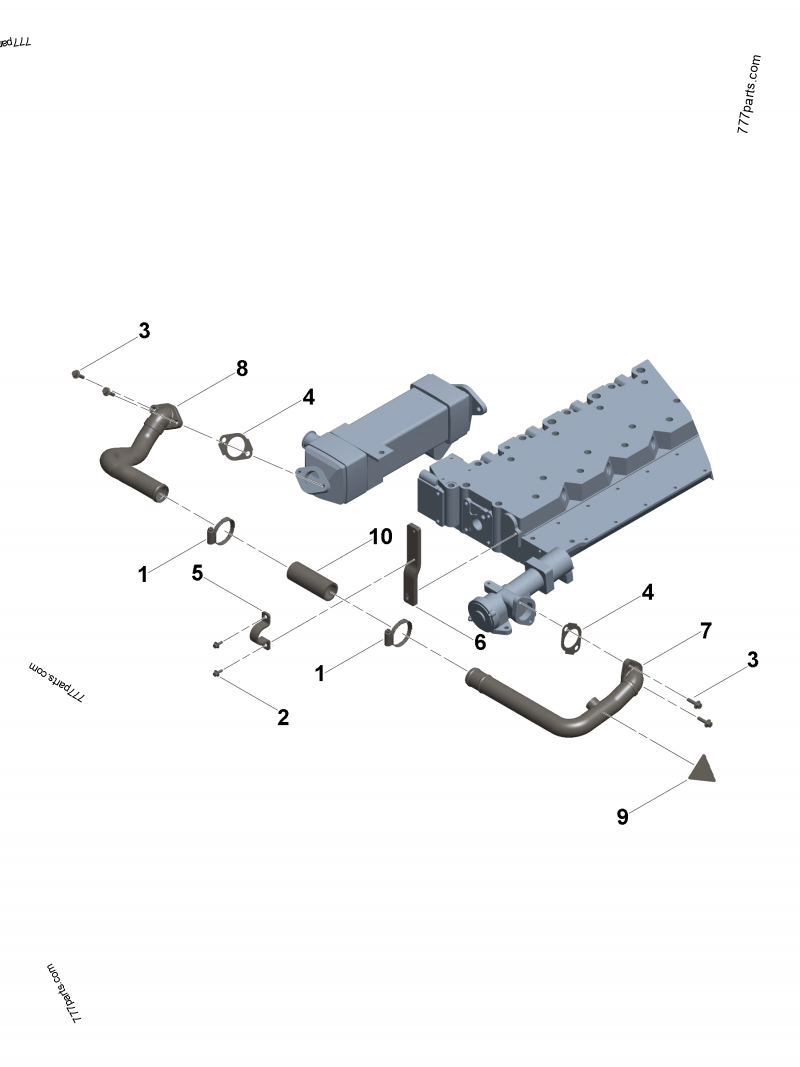 5256490 Air transfer tube - Cummins spare part | 777parts.com