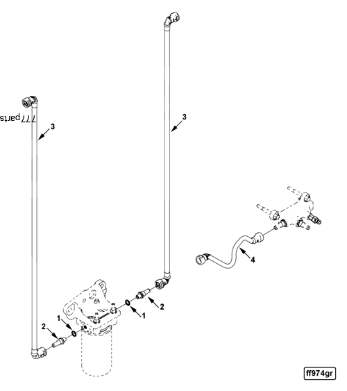 5261439 Fuel supply tube - Cummins spare part | 777parts.com