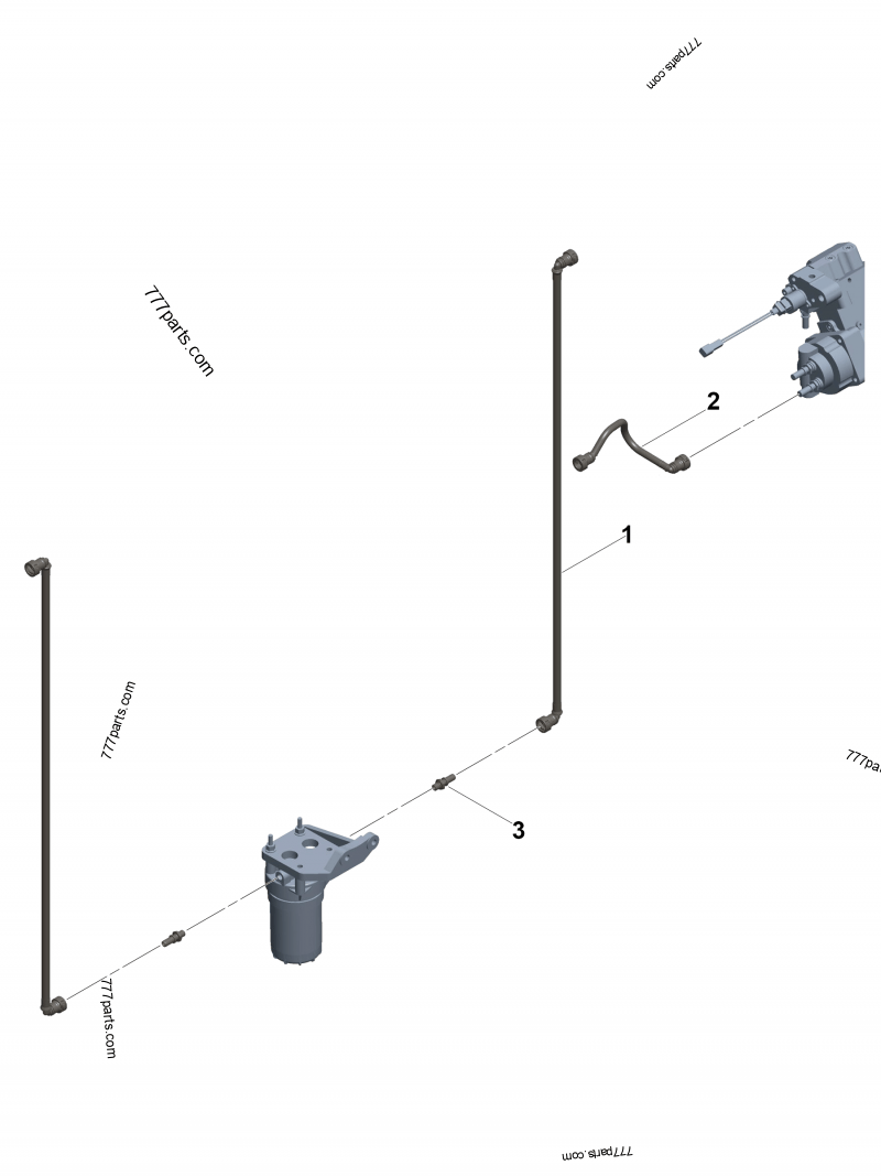 5261439 Fuel supply tube - Cummins spare part | 777parts.com