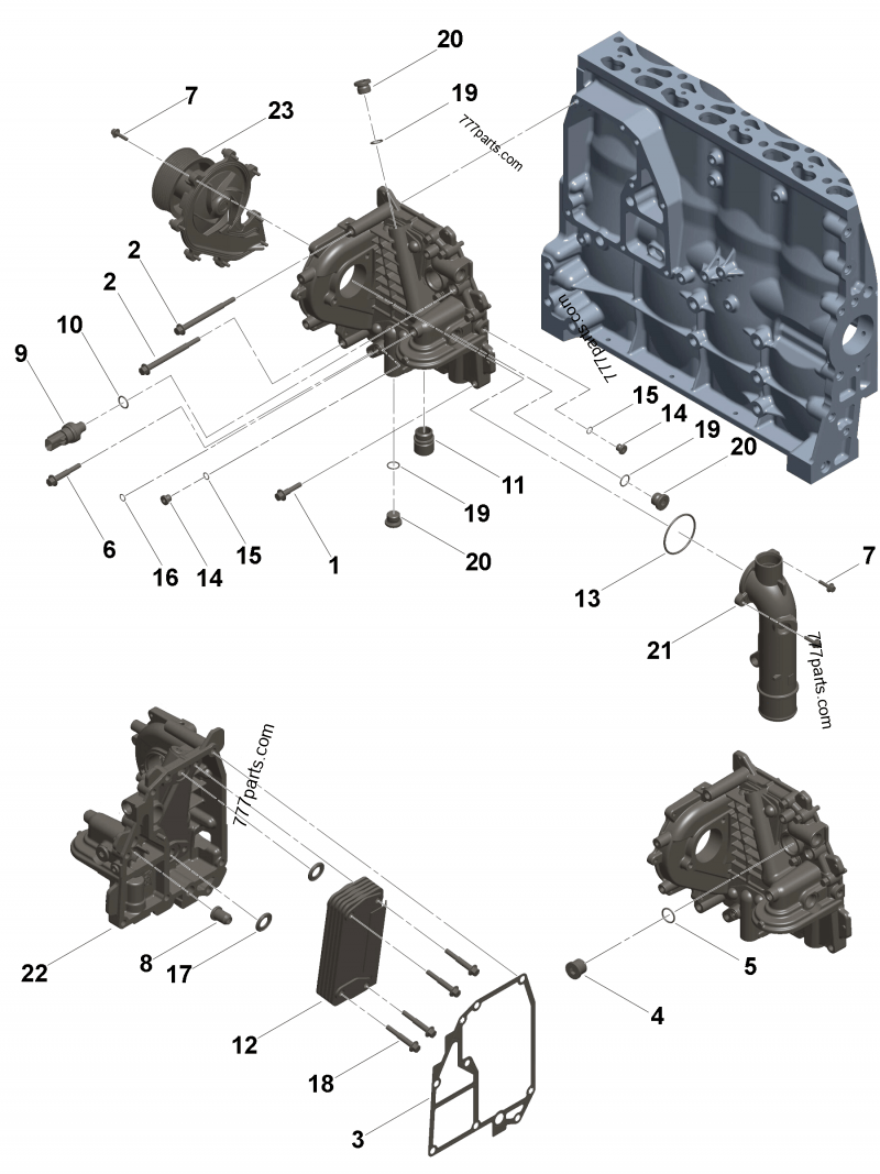 5261587 O ring seal - Cummins spare part | 777parts.com