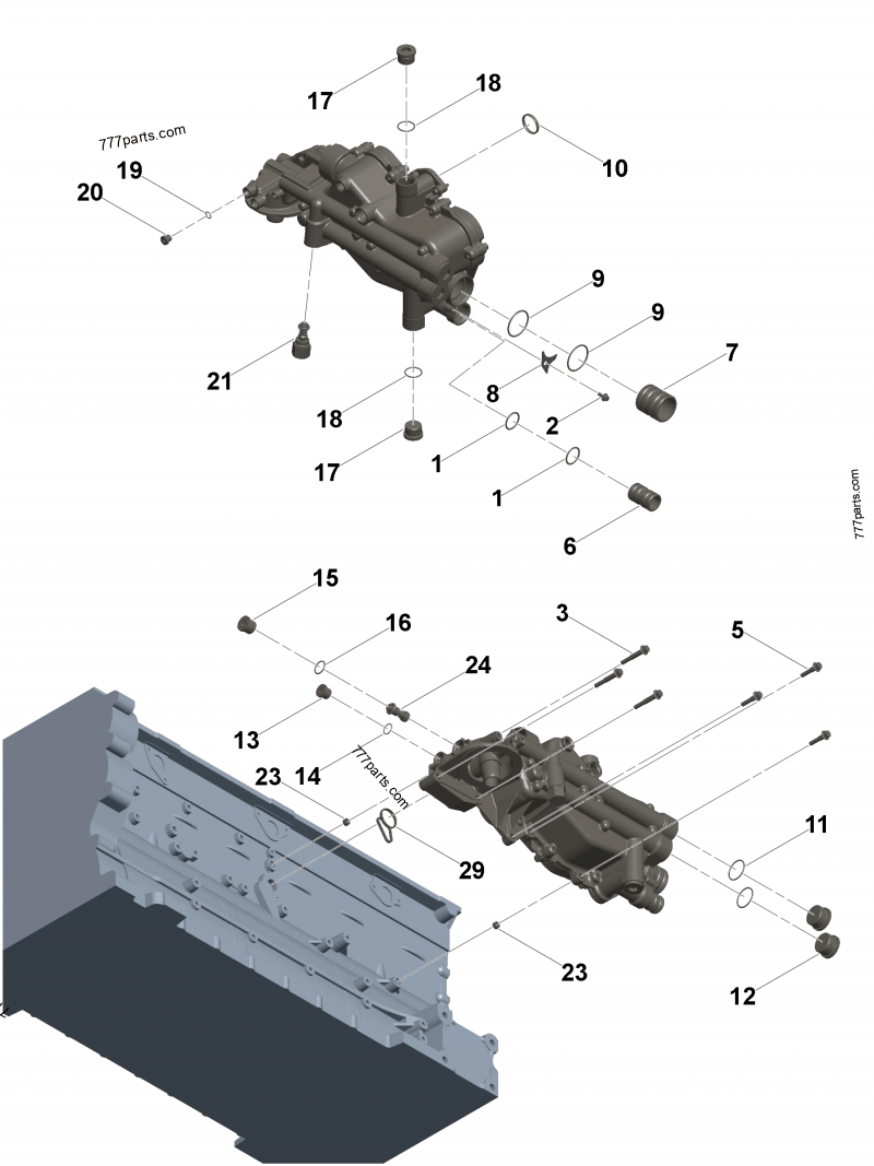 5261587 O ring seal - Cummins spare part | 777parts.com